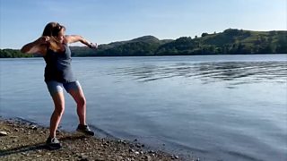 Stone-skimming: 'How I became one of the best in the world' - BBC News