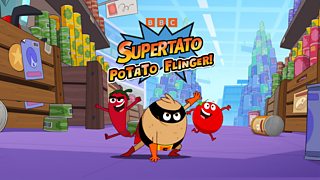 Supertato physics-based simulation game for 2-6 year olds on CBeebies ...