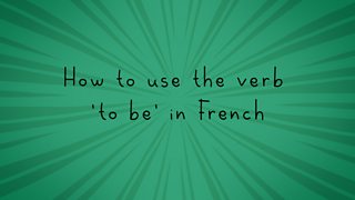 Grammar: Verbs - GCSE French - BBC Bitesize