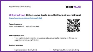 Avoiding scams, trolls and fraud - BBC Bitesize