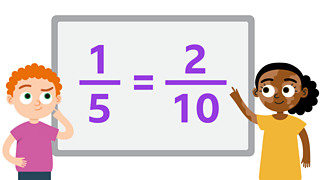 Equivalent fractions - KS2 Maths resources for Year 4 - BBC Bitesize