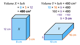 How to calculate the volume of cylinders and prisms - BBC Bitesize