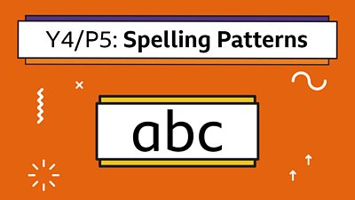 Spelling patterns and the -y rule - English -Learning with BBC Bitesize ...