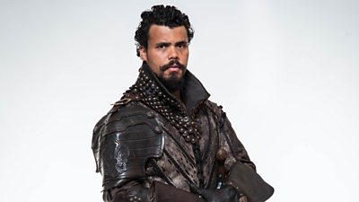 Howard Charles plays Porthos - Media Centre