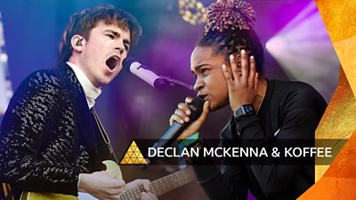 Declan McKenna & Koffee at Glastonbury 2022 - Media Centre