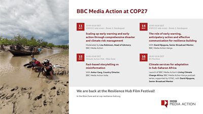 BBC Media Action at COP27 - Media Action