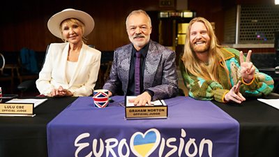 Graham Norton, Lulu and Sam Ryder sit on the judging panel for celeb ...