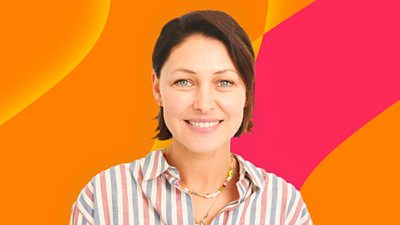 Claudia Winkleman... Emma Willis sits in