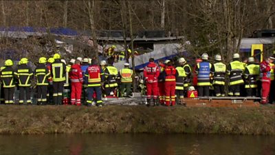 Germany train crash: At least 10 killed and scores injured - BBC News