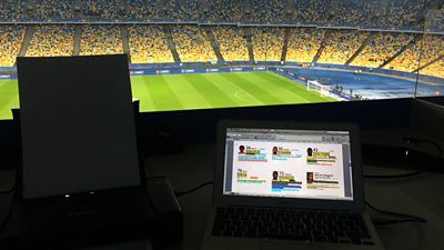 BBC's Conor McNamara shows how he prepares for match commentary - BBC Sport