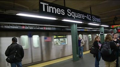 Why gas was released in Times Square station - BBC News