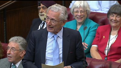 Lord Fowler elected as Lords Speaker to oversee peers - BBC News