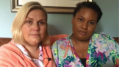 Lisa Potts: Child saved from machete attack 'so grateful' - BBC News