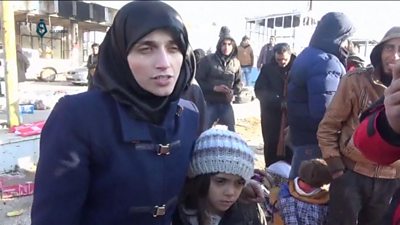 Aleppo girl Bana Alabed describes the night house was bombed - BBC News