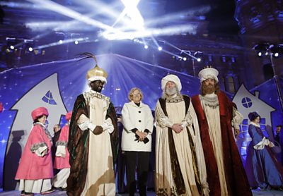 Three Kings parade in Madrid - BBC News