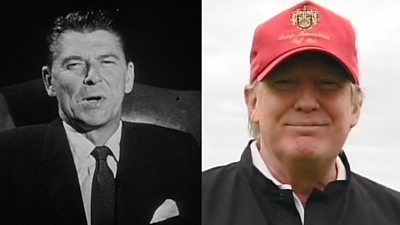 How does Donald (Trump) compare with Ronald (Reagan)? - BBC News