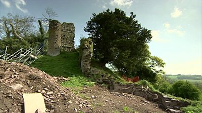 Snodhill Castle is restored by villagers after £50k grant - BBC News