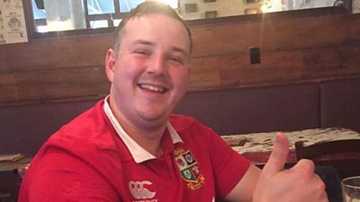 Alex Edwards - the fan who stayed with an All Blacks family - BBC Sport