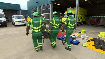 Welsh Ambulance hazard response team 'ready for worst' - BBC News