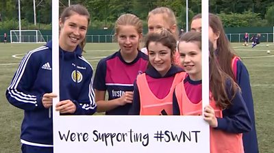 Scotland striker Jane Ross inspires Glasgow girls - BBC Sport