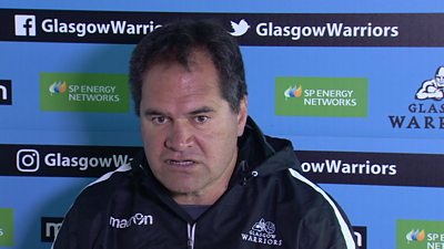 Glasgow Warriors: Dave Rennie sets sights on winning Pro14 title - BBC ...