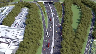 Plans to improve the M3 at junction with A34 near Winchester revealed ...