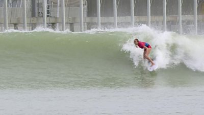 Surfing in Captain James Cook's wake - BBC News