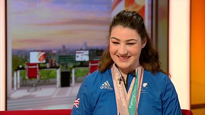 Menna Fitzpatrick MBE 'amazing for disability sport' - BBC Sport