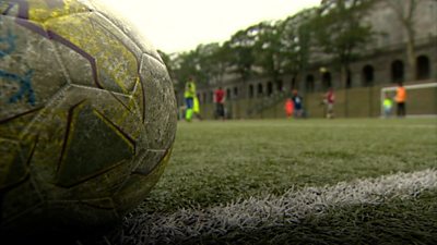 Plymouth football team scores for autistic footballers - BBC News