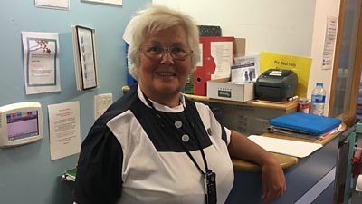 NHS at 70: Ex-midwife celebrates joint birthday - BBC News