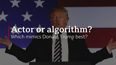 Actor or algorithm: Can you spot Trump fakes? - BBC News