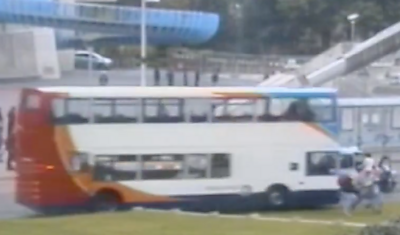 CCTV captures Coventry bus crash which killed two people - BBC News