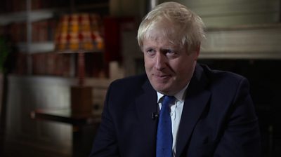 Crowds packed for Boris Johnson Brexit speech - BBC News