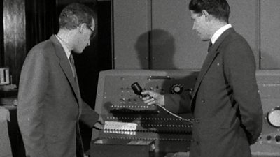 BBC Archive 1956: Electronic computer demonstration - BBC