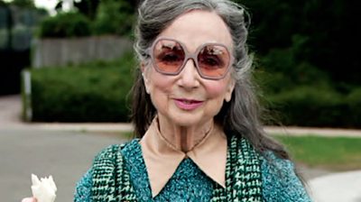 Frances Dunscombe became a model in her 80s - BBC