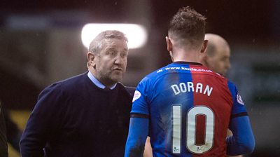 'It feels like a defeat' - Inverness forward Aaron Doran after 2-2 draw ...