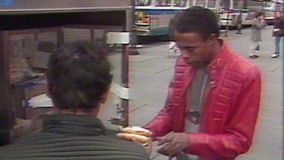 Police Academy star Michael Winslow's verbal sound effects, 1984 - BBC