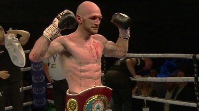 Steven Ward battles to European title - BBC Sport