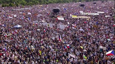 Czech Republic protests: Thousands call for PM Andrej Babis to go - BBC ...