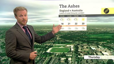 Brighter forecast for Ashes weather - BBC Weather