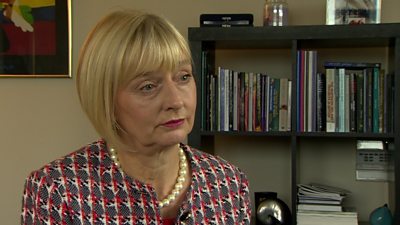 Victims' commissioner Judith Thompson clarifies pensions' advice - BBC News