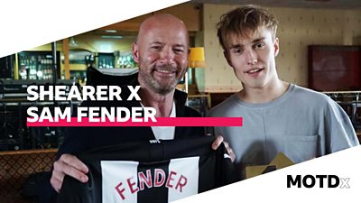 MOTDx: Sam Fender & Alan Shearer talk music and their love of Newcastle ...