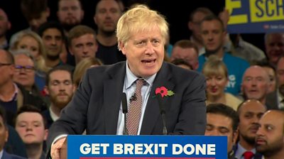 Boris Johnson: 'This parliament just refuses to get Brexit done' - BBC News