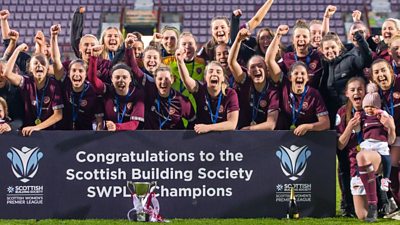 Highlights: Hearts Women win promotion to SWPL 1 - BBC Sport