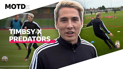 New MOTDx signing Timbsy talks boots & trains with Arsenal at Predator ...