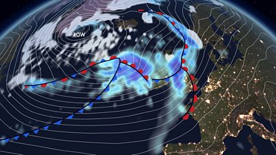 Warnings issued ahead of Storm Ciara - BBC Weather