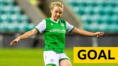 Watch: Rachael Boyle's dramatic winner for Hibernian Women - BBC Sport