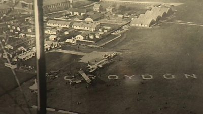 Croydon Airport: 100 years of air traffic control in the UK - BBC News
