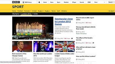 www.bbc.co.uk/sport is 25