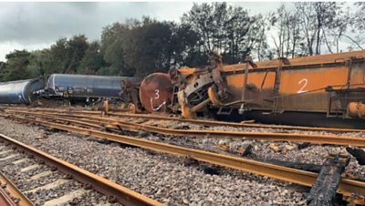 Hendy woman's Range Rover destroyed after catching fire - BBC News